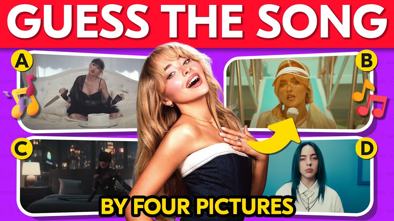 GUESS THE MUSIC VIDEO BY 4 SCENES 📷 🎵 - Hard To Super Easy | 🎶 Music ...