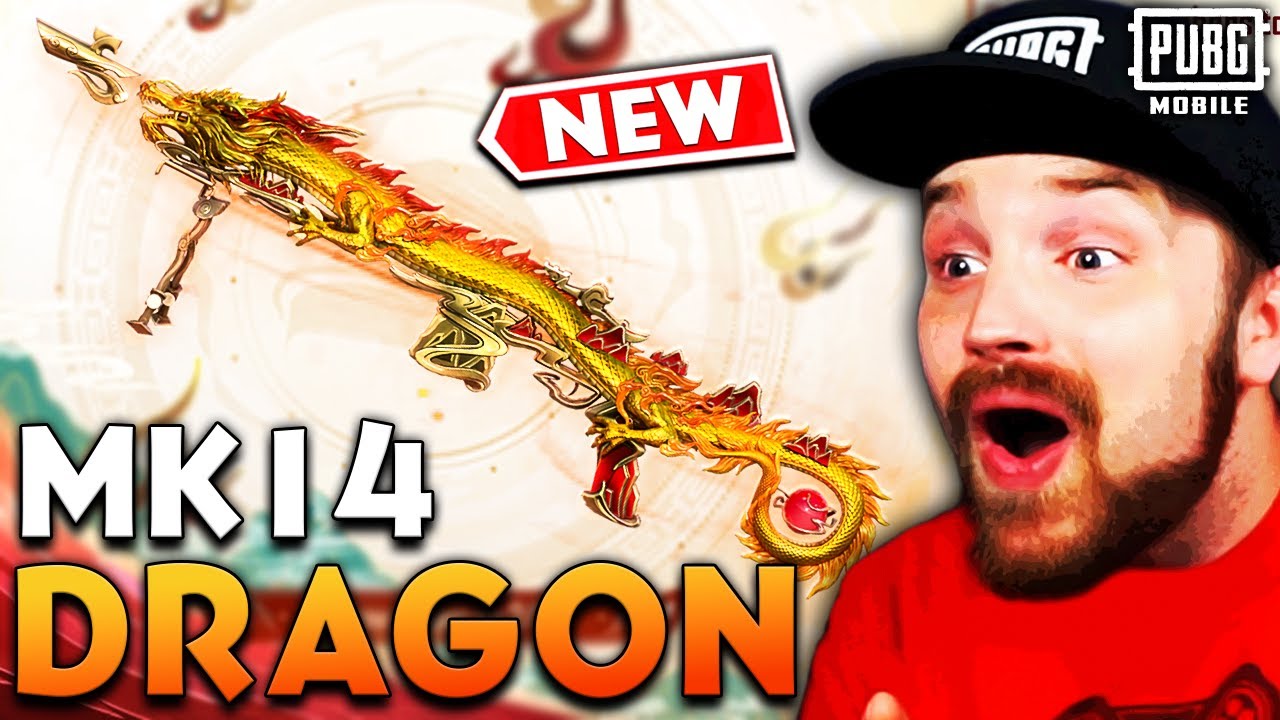 FULLY MAXED MK14 DRAGON GUN LAB! PUBG MOBILE - YouTube