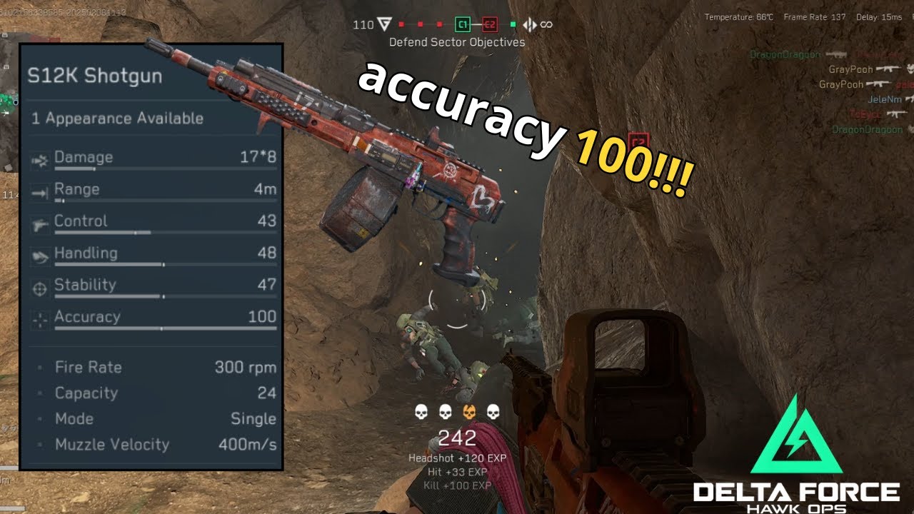 Highlight Delta Force S12K Shotgun - YouTube