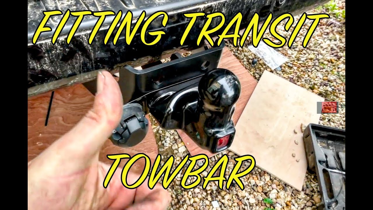 Transit Custom Towbar Installation (With Electrics) - YouTube