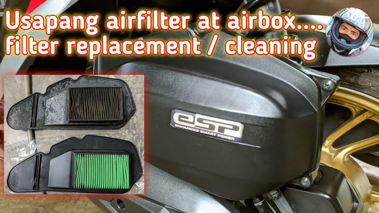 Air filter/Air box cleaning and maintenance - YouTube