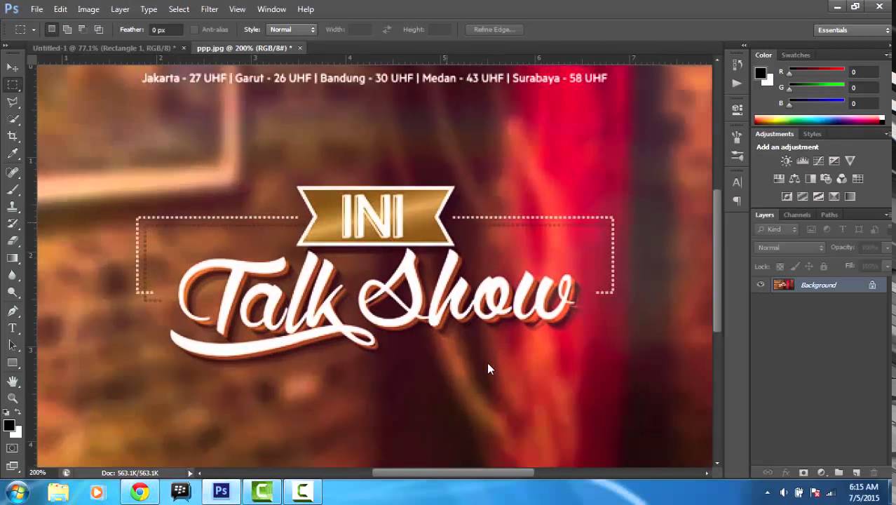 Cara Membuat Tulisan Ini Talk Show Dalam 10 Menit - YouTube