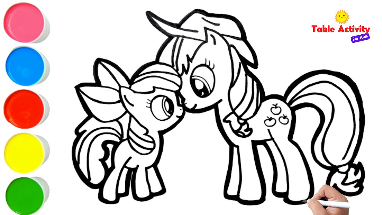 Apple Bloom Coloring Pages