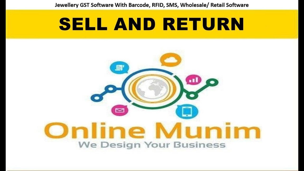 Online Munim Product Sell & Return Tutorial - YouTube