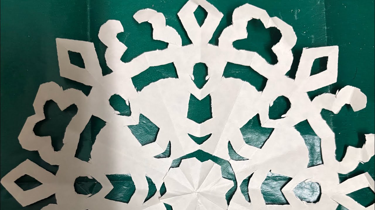 Dimpi art gallery is live how to make easy paper snowflakes #trending # ...