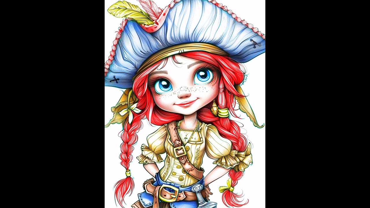 Beginners Guide to color a adult coloring page with sketchbook ...