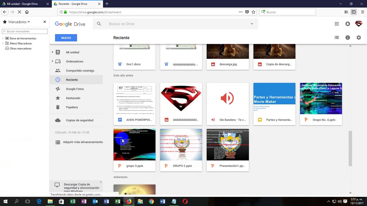 Partes de Google Drive - YouTube