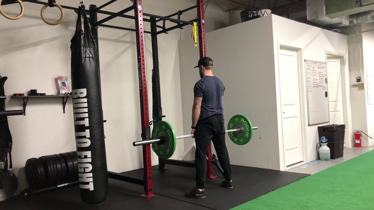Barbell RDL: Hybrid Stance - YouTube