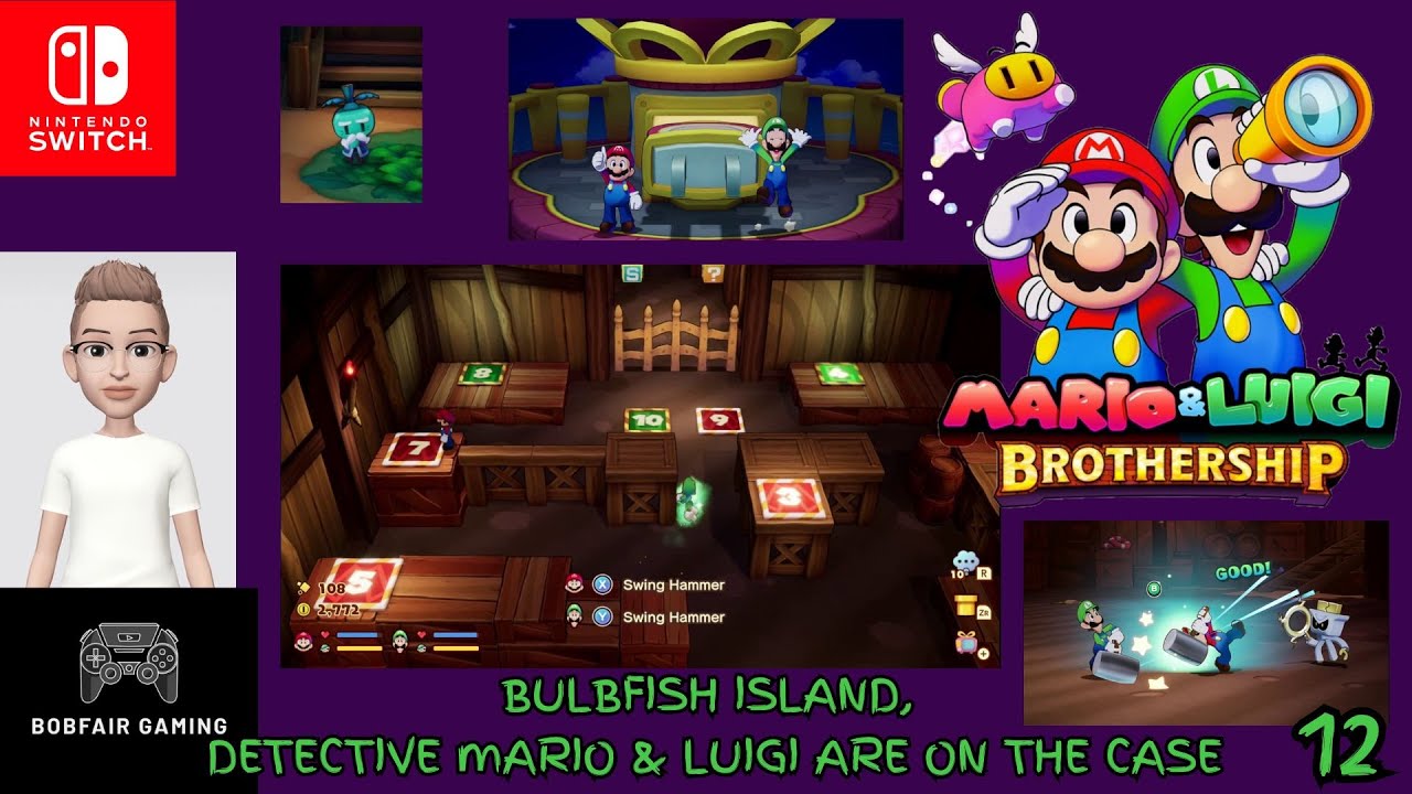 Mario and Luigi Brothership / Part 12: Bulbfish Island - Detectives ...