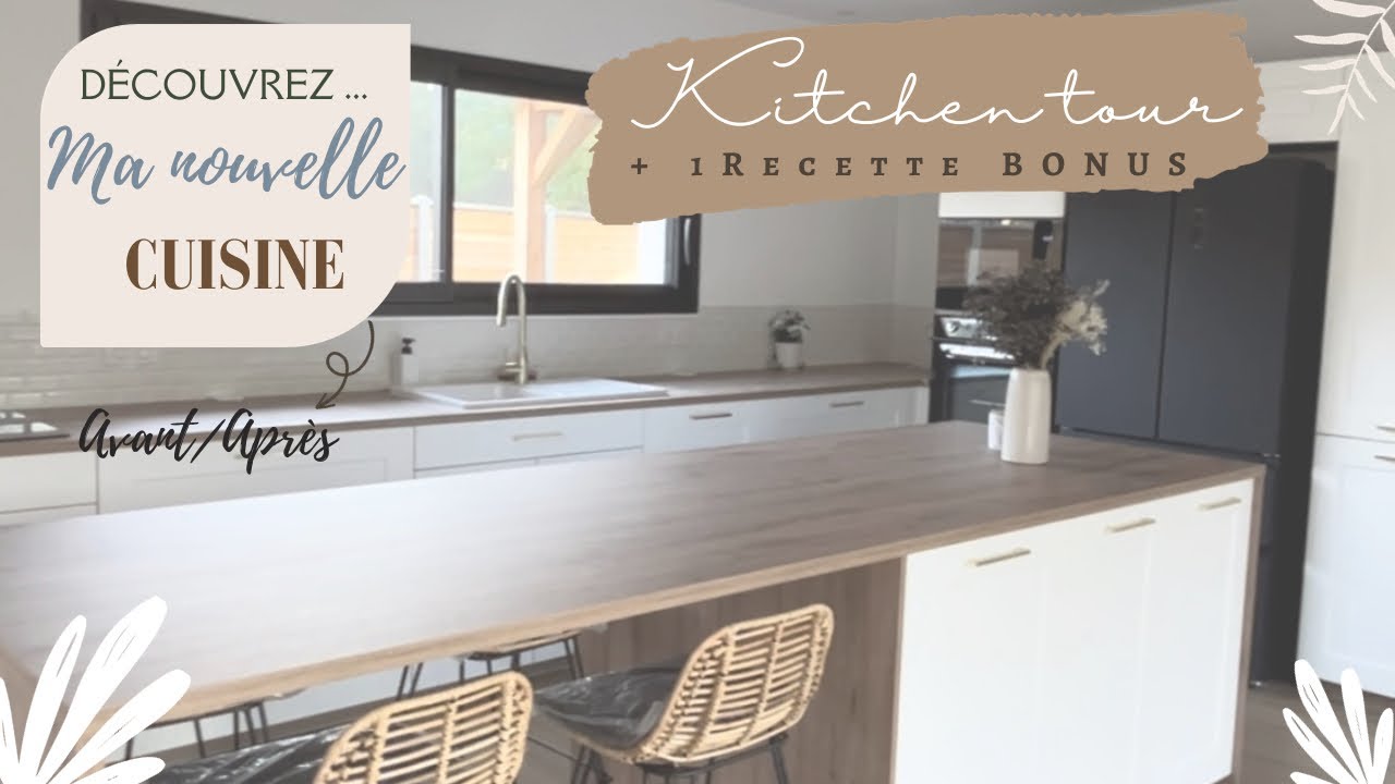 KITCHEN TOUR ! Ma nouvelle cuisine + une RECETTE en bonus ♡ - YouTube