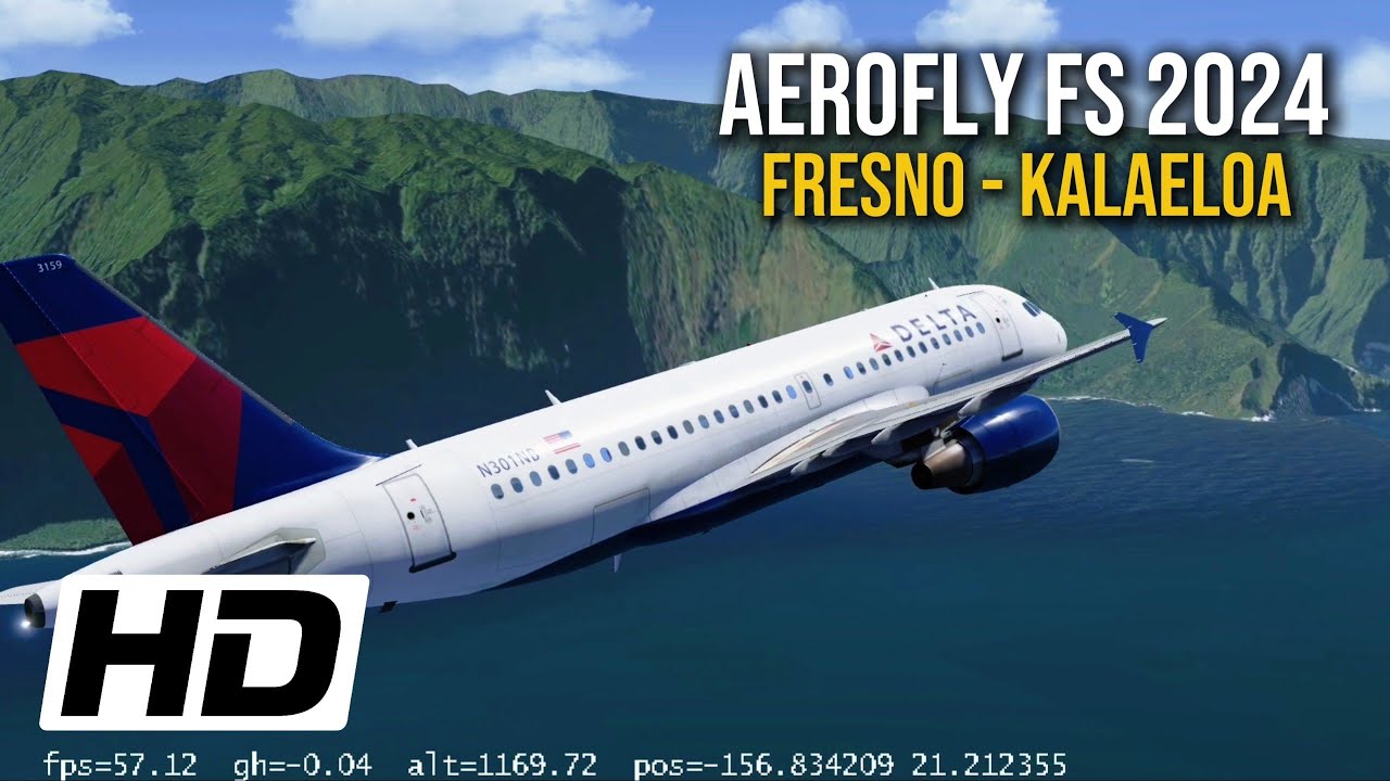Aerofly FS Global | A319 Full Flight | California - Hawaii - YouTube