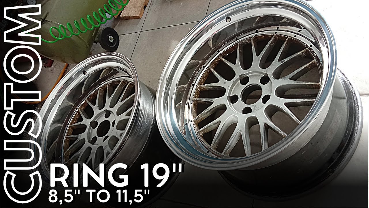 CUSTOM VELG R 19 BELAKANG JADI VELG CELONG - YouTube