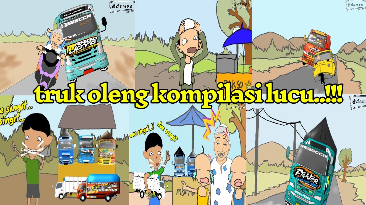mobil truk oleng - waktu menjadi satu kompilasi oleng di jalan lucu ...
