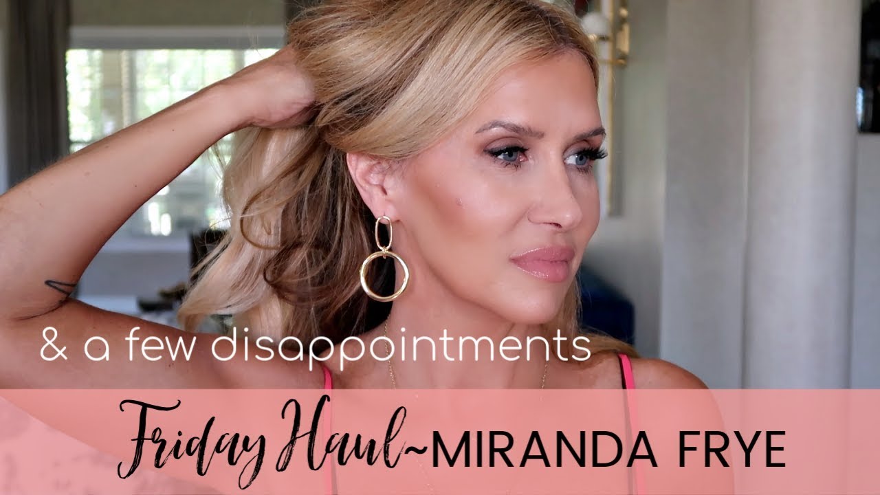 Friday Haul~ Miranda Frye Fall - YouTube