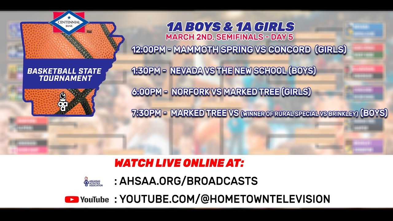 AAA 1A State Basketball Tournament - March 2nd, Semifinal Games - Day 5 ...