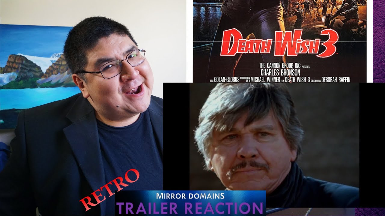 Retro Trailer Reaction - Death With 3 (1985) Charles Bronson - YouTube