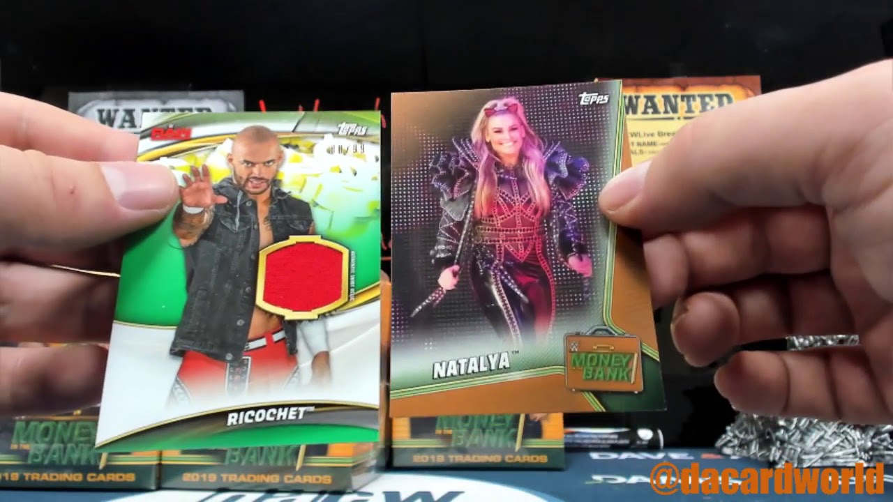 Colby's 2 Case Topps WWE Money in the Bank personal break - YouTube