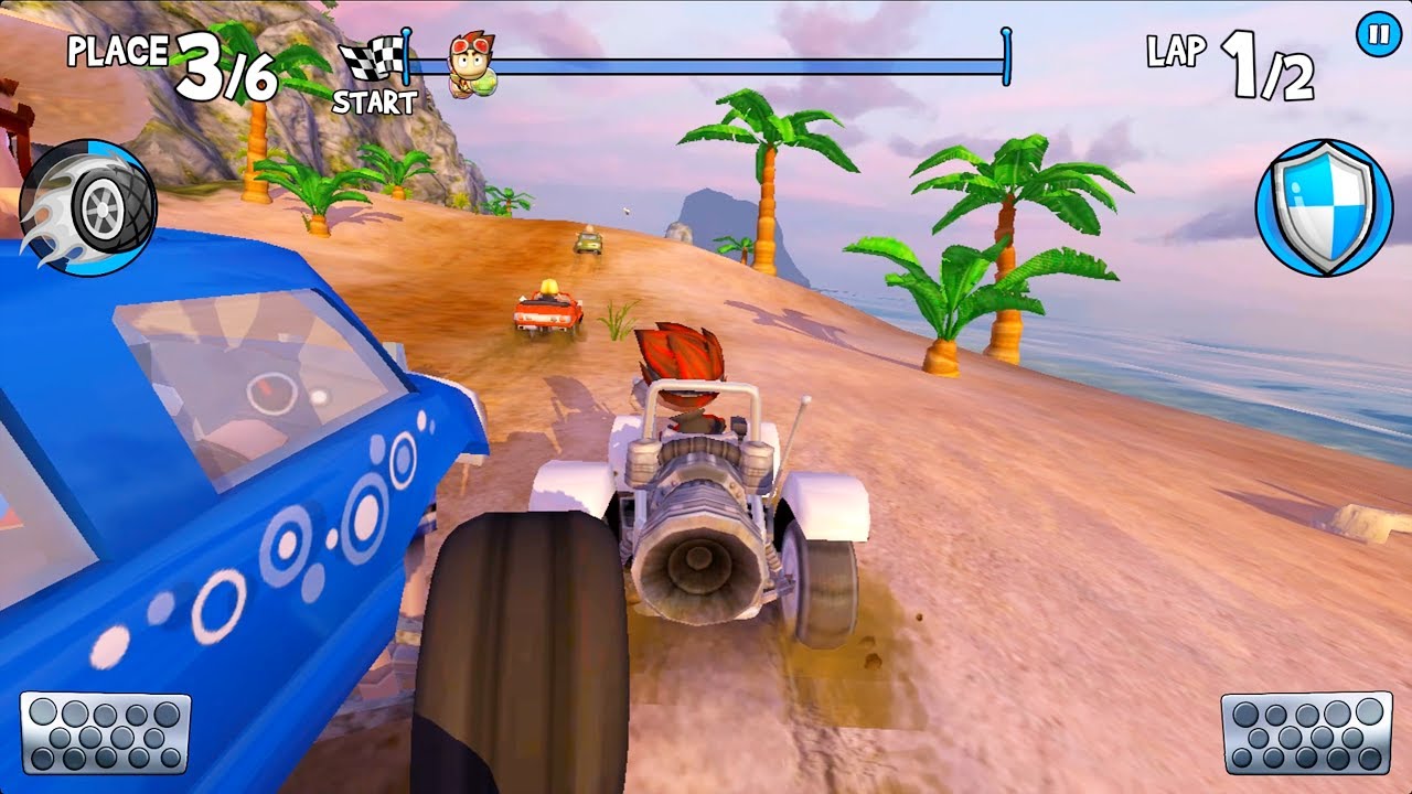 Lunar Rover Championship 100HP | Beach Buggy Racing 2014 - YouTube