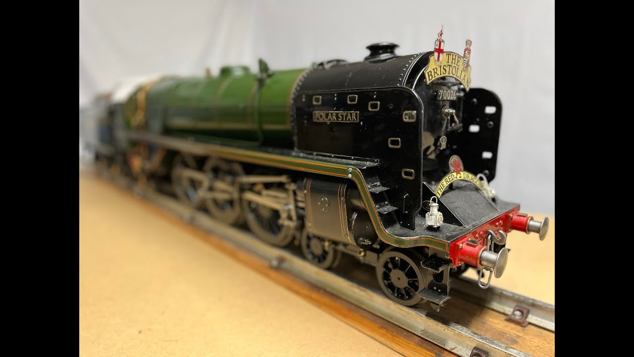 A 3 1/2 inch Real Steam Britannia Polar Star 70026 4-6-2 Locomotive ...