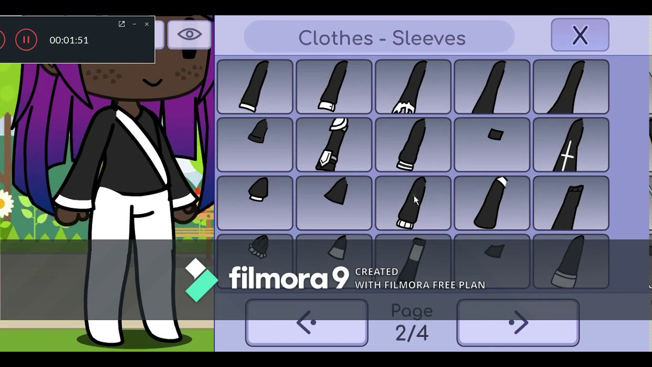 Making my roblox char in gacha life - YouTube