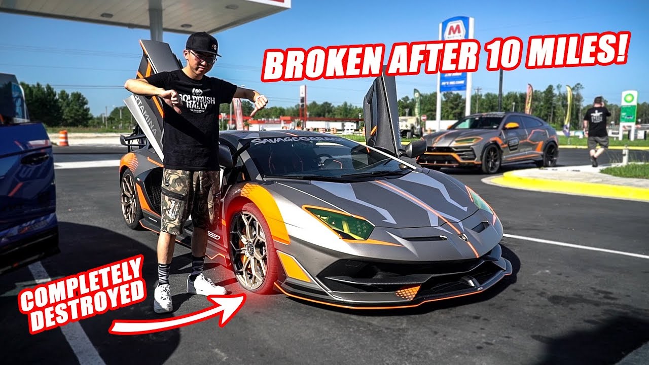 ALEX CHOI BROKE OUR AVENTADOR SVJ!! - YouTube