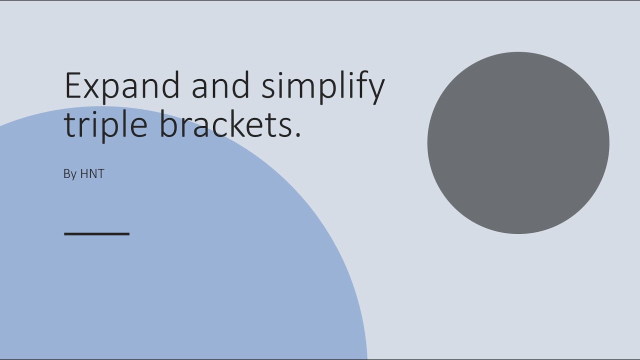 Expand Triple Brackets YouTube expand-triple-brackets-youtube