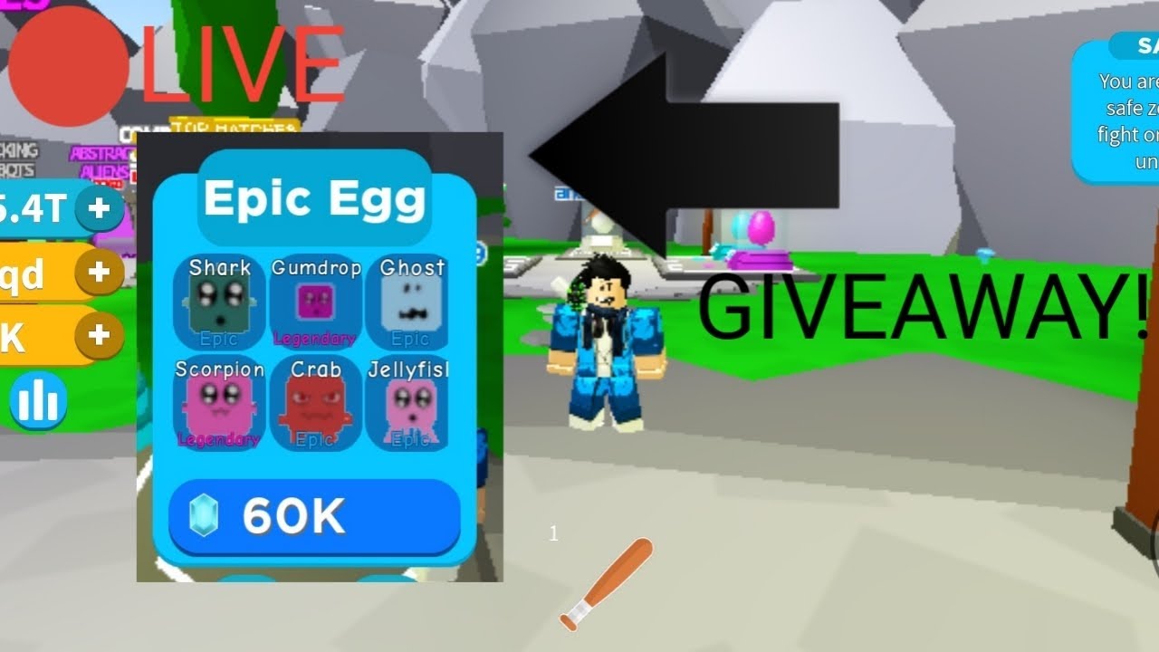 🔴FREE EPIC PETS GIVEAWAY - Batting Champions (ROBLOX LIVE) - YouTube