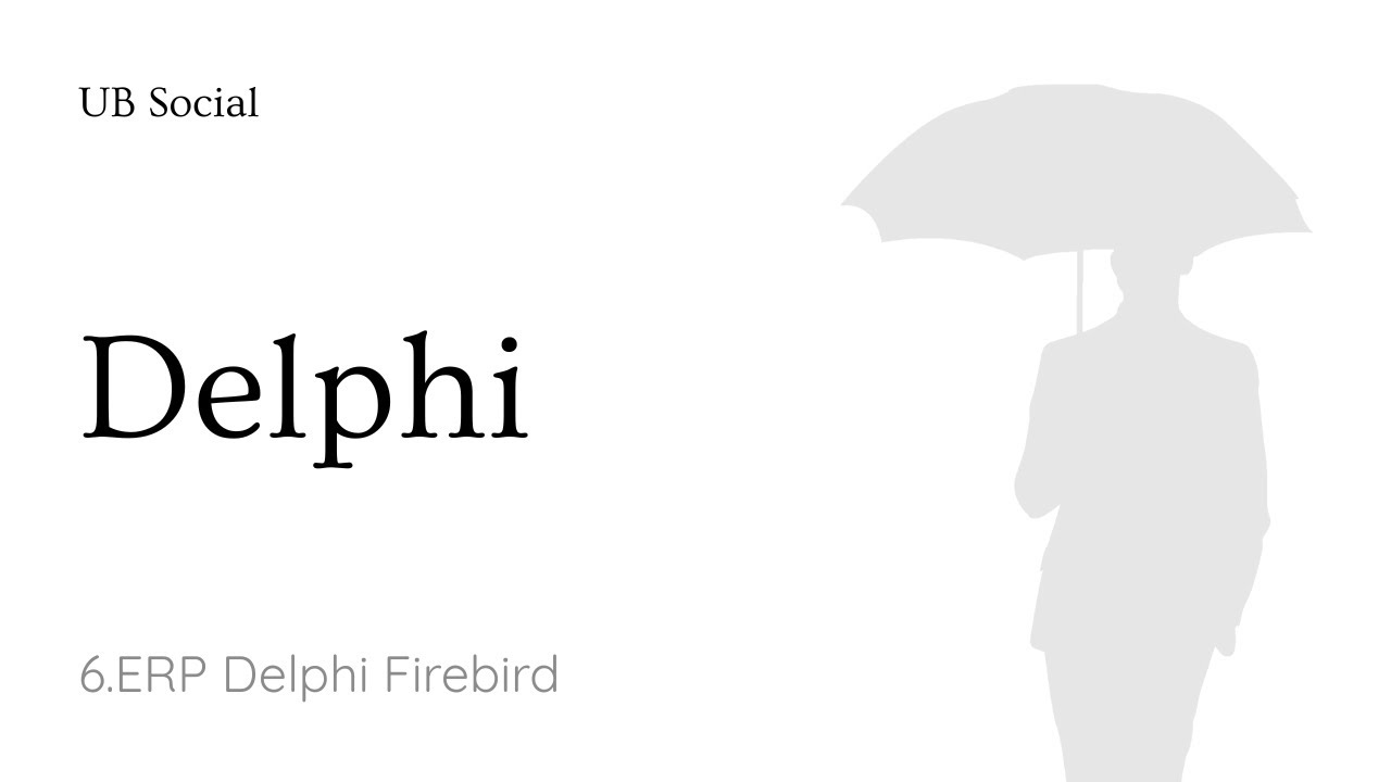 Curso de Delphi: 6.ERP Delphi Firebird - YouTube
