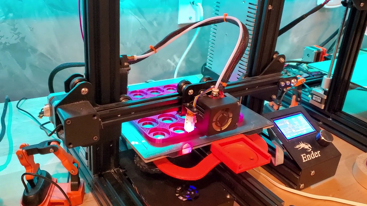 3d Printing Citadel paint holders - YouTube