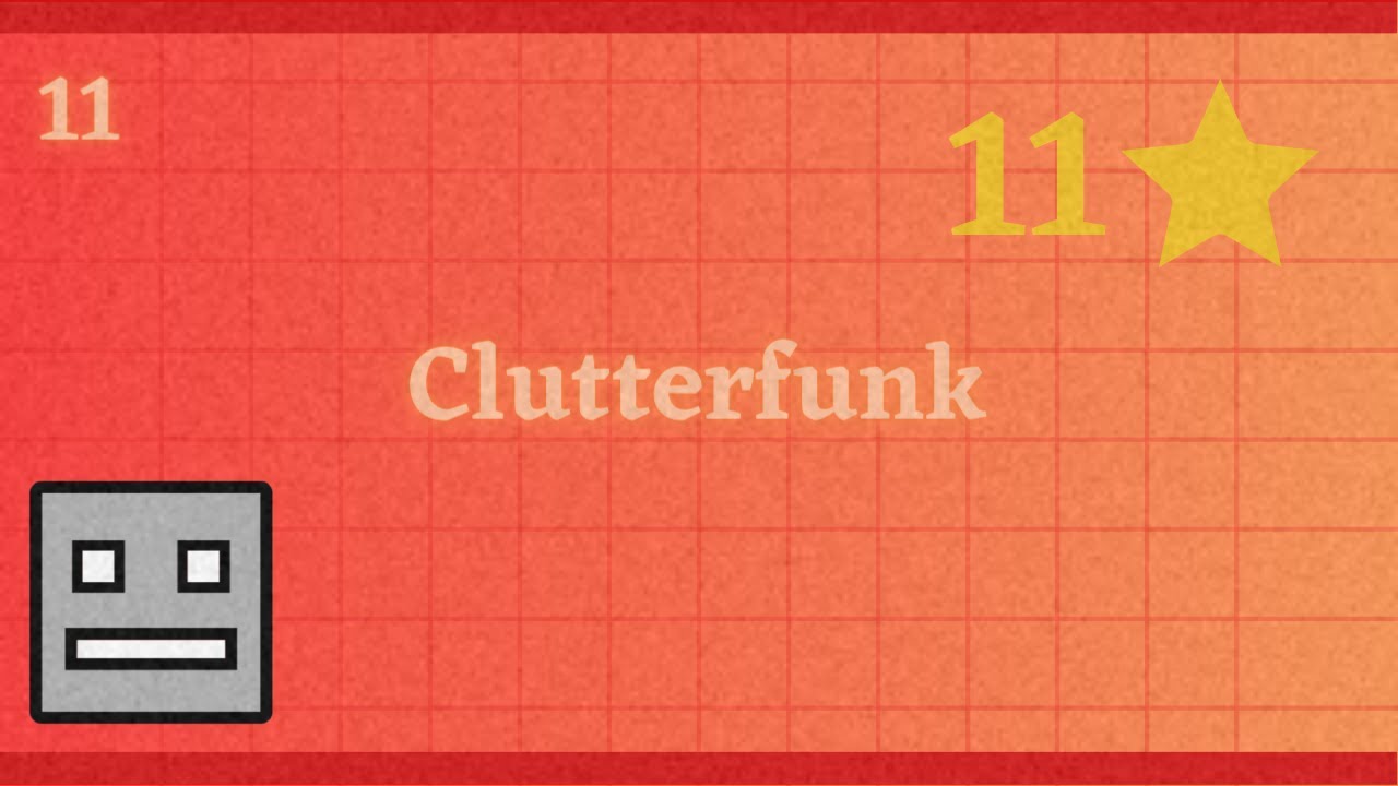 Geometry Dash - Level 11: Clutterfunk - YouTube