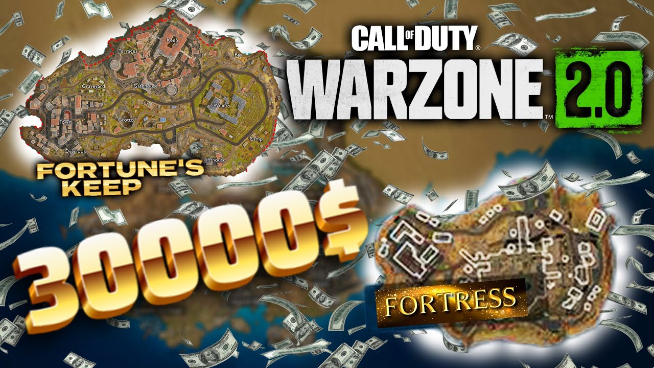 COMO CONSEGUI MUCHO DINERO EN WARZONE 2.0 | MEJORES ZONAS DEL MAPA ...