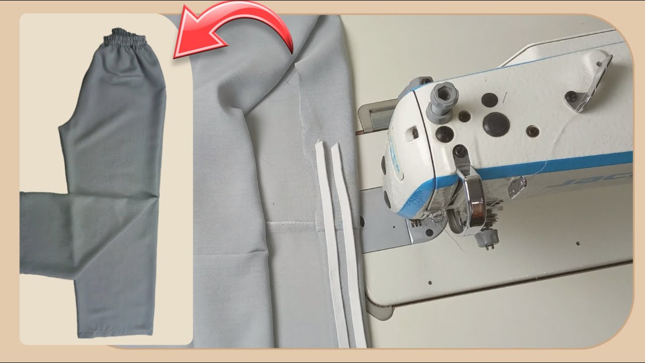 Easy tutorial on cutting and sewing pants: from zero to 100 that you ...