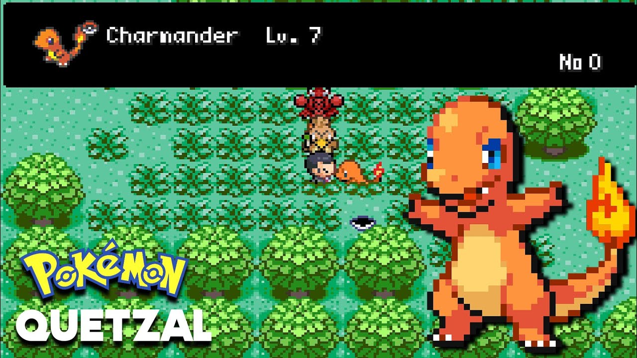 How to Find Charmander in (Pokémon Quetzal GBA v0.6.0) - YouTube