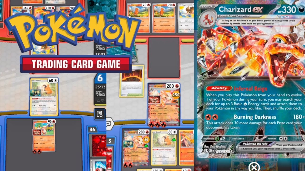 Pokemon Trainer Card Game online Gameplay 01 - YouTube