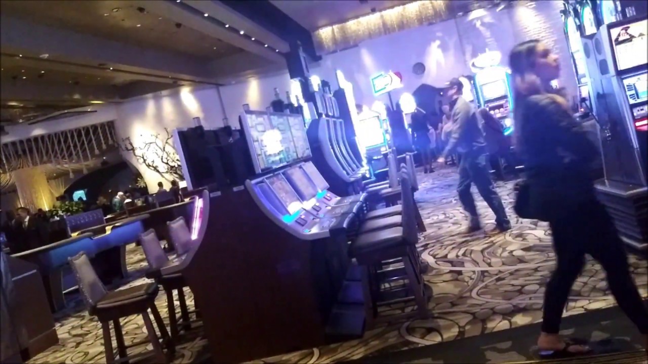 Aria casino, Las Vegas, video poker and tapas bar - YouTube