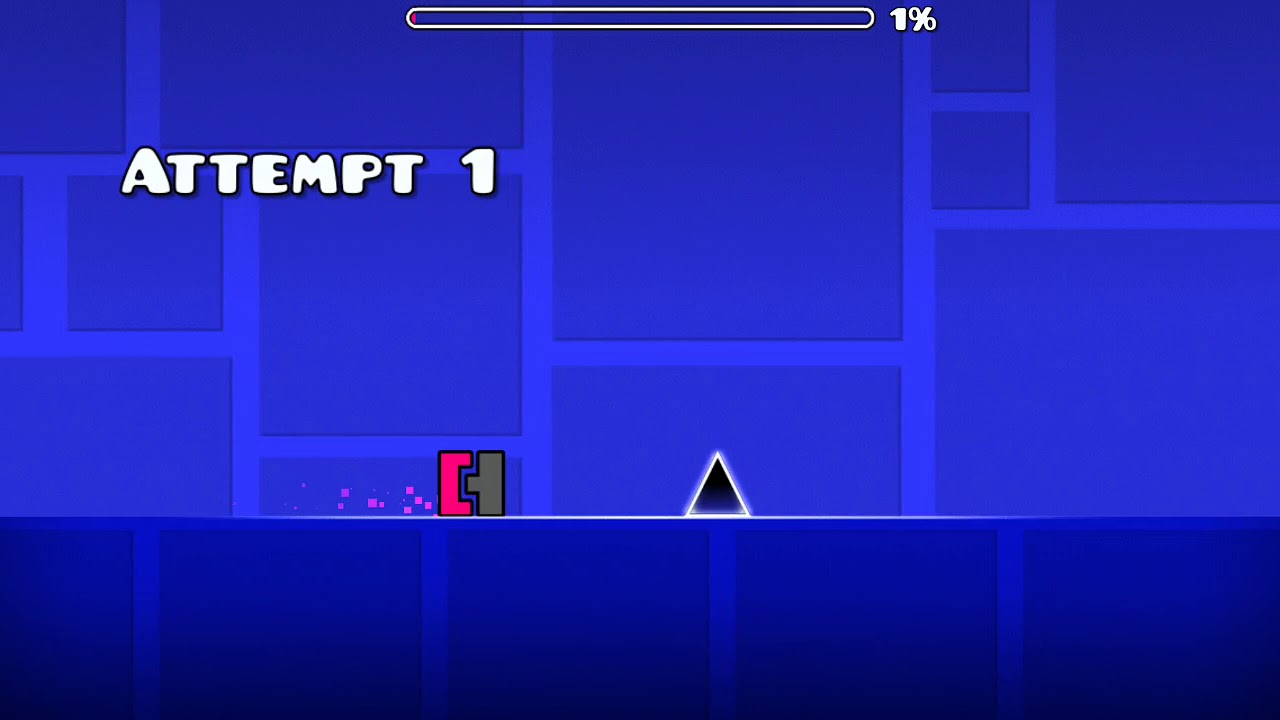 Geometry dash stage 1!!! - YouTube