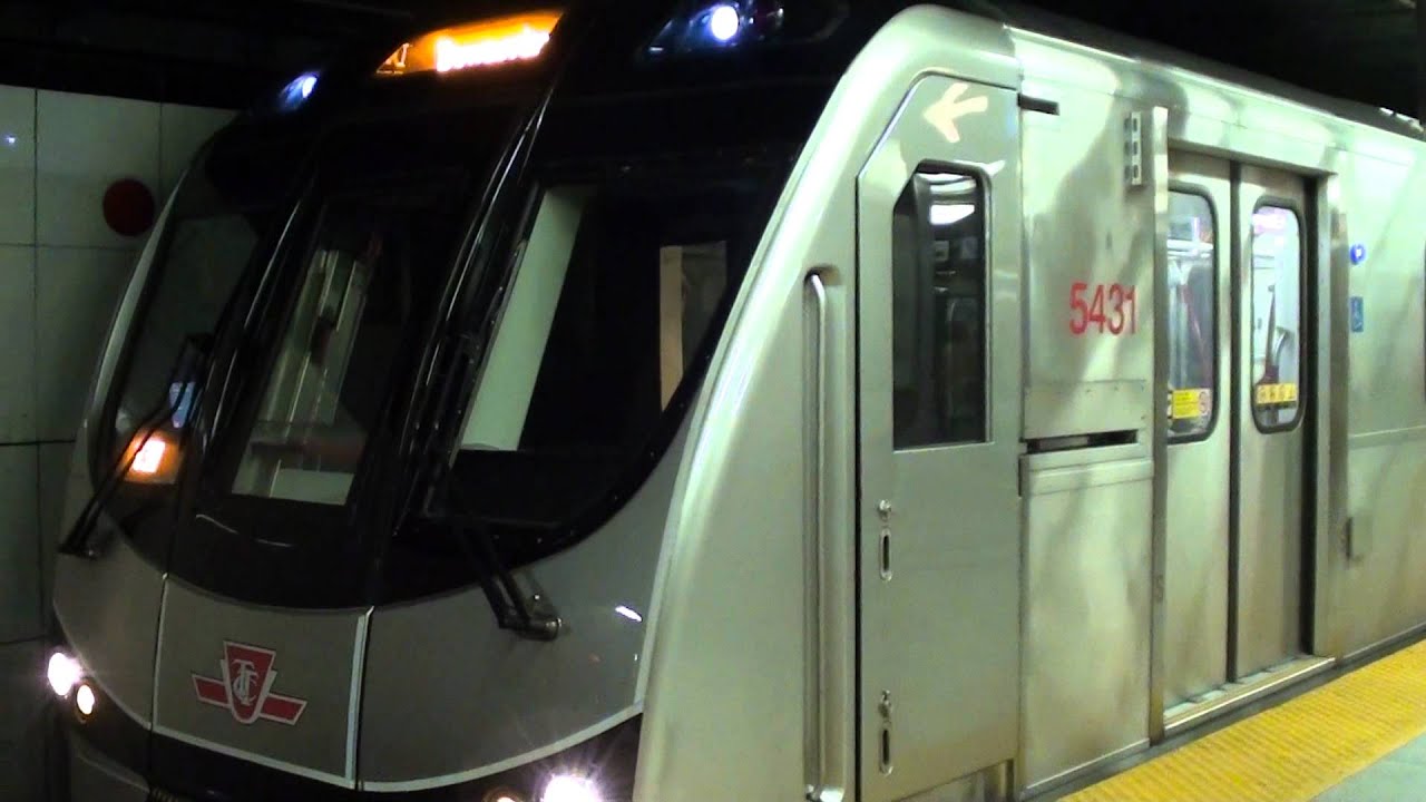 TTC - Bombardier Toronto Rocket 5431-5436 at Eglinton Station - YouTube