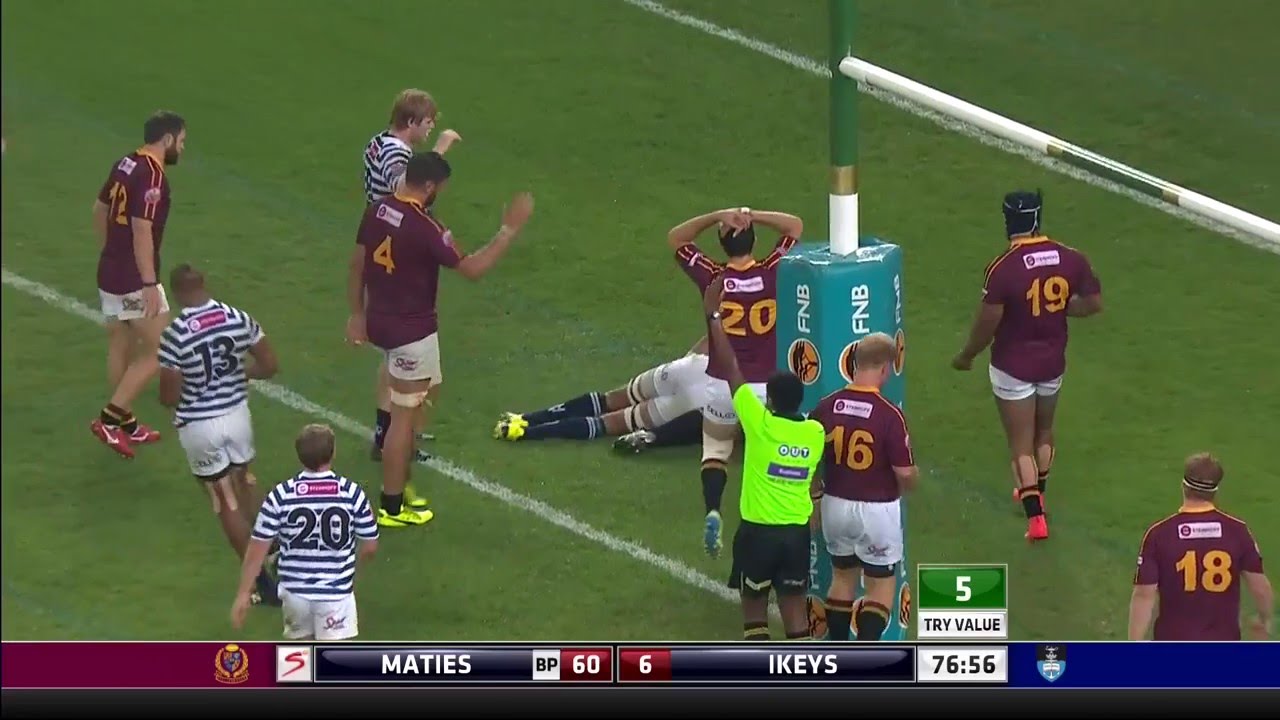 2016 Varsity Cup round 4 - FNB Maties vs FNB UCT Ikeys - YouTube