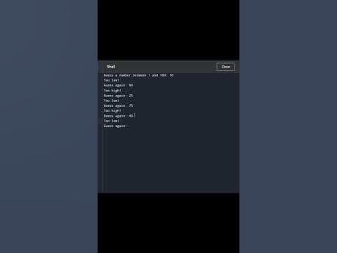 Number Guessing Program in Python | codewithbv | Shorts - YouTube