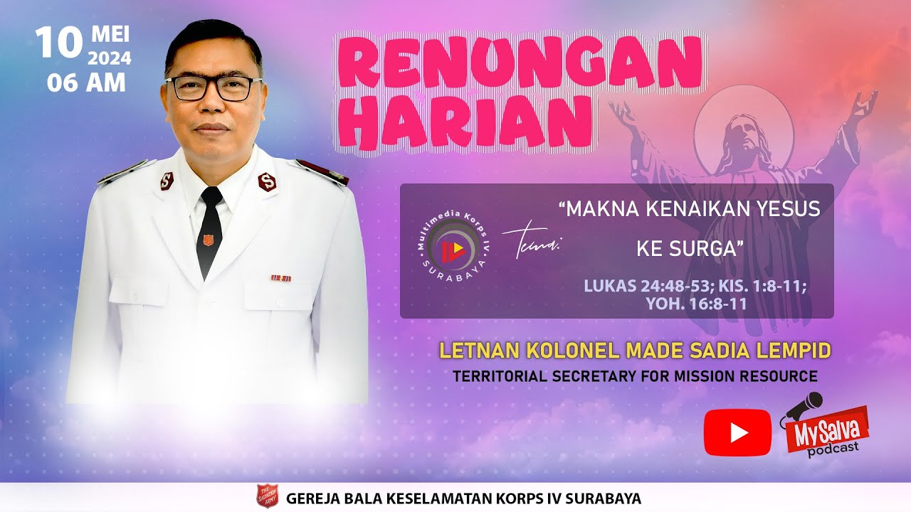 Renungan Harian Eps-227: Letnan Kolonel Made Sadia Lempid - YouTube