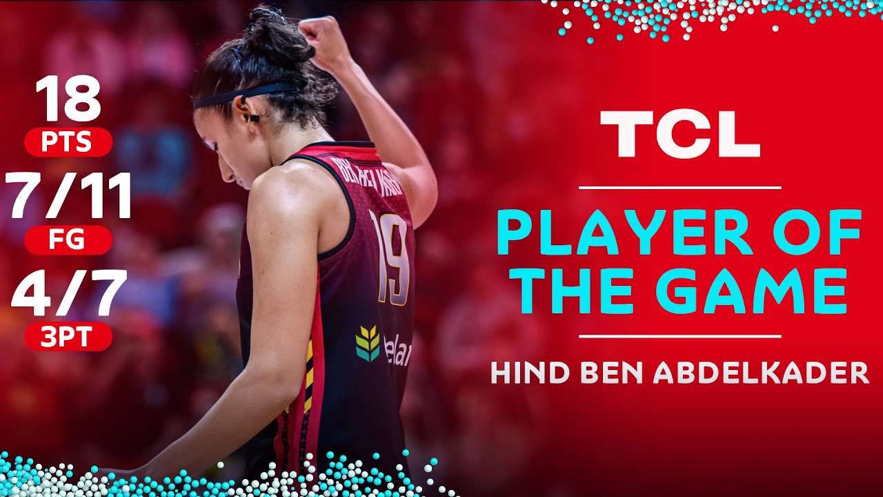 Hind BEN ABDELKADER 🇧🇪 | 18 PTS | 7/11 FG | 4/7 3PT - FIBA Women's Basketball World Cup 2022 ...