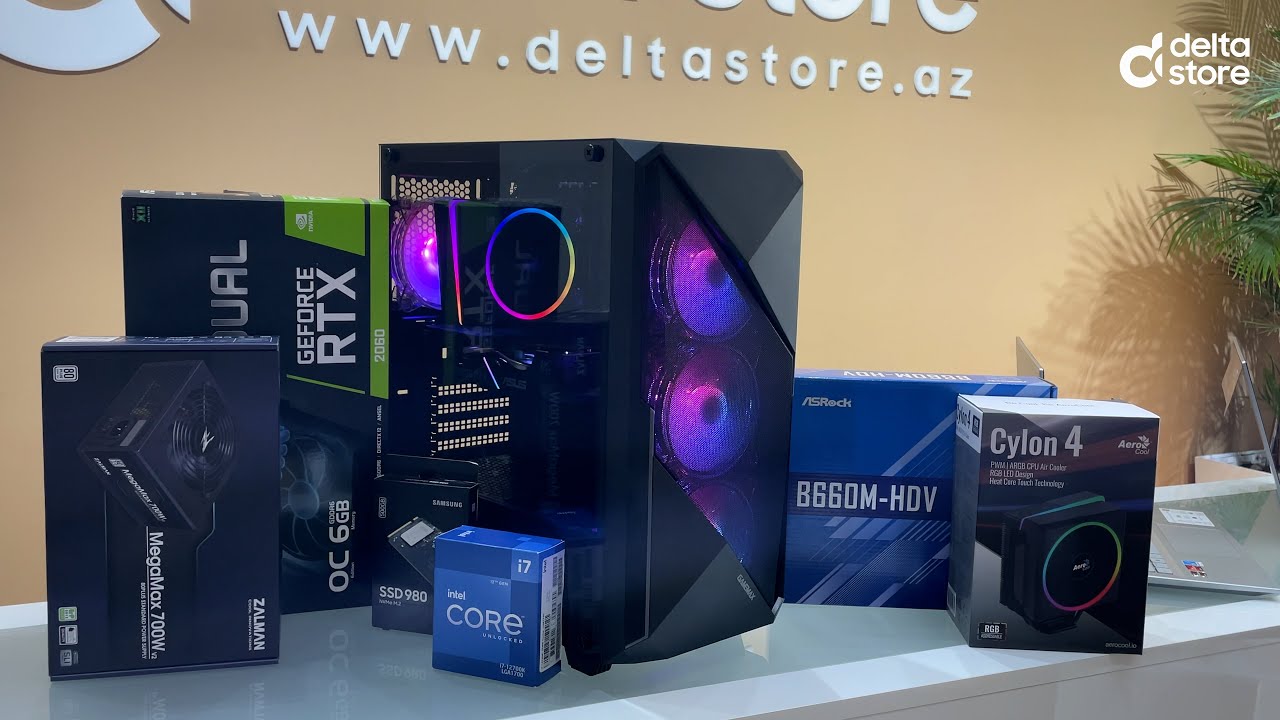 Delta-S Gaming PC Core i7-12700K & RTX2060 TimeLapse & Unboxing - YouTube
