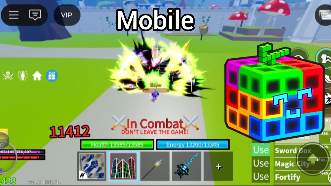 Best OP Barrier Rework / Creation Fruit One Shot 30m Combo for mobile 📱 ...