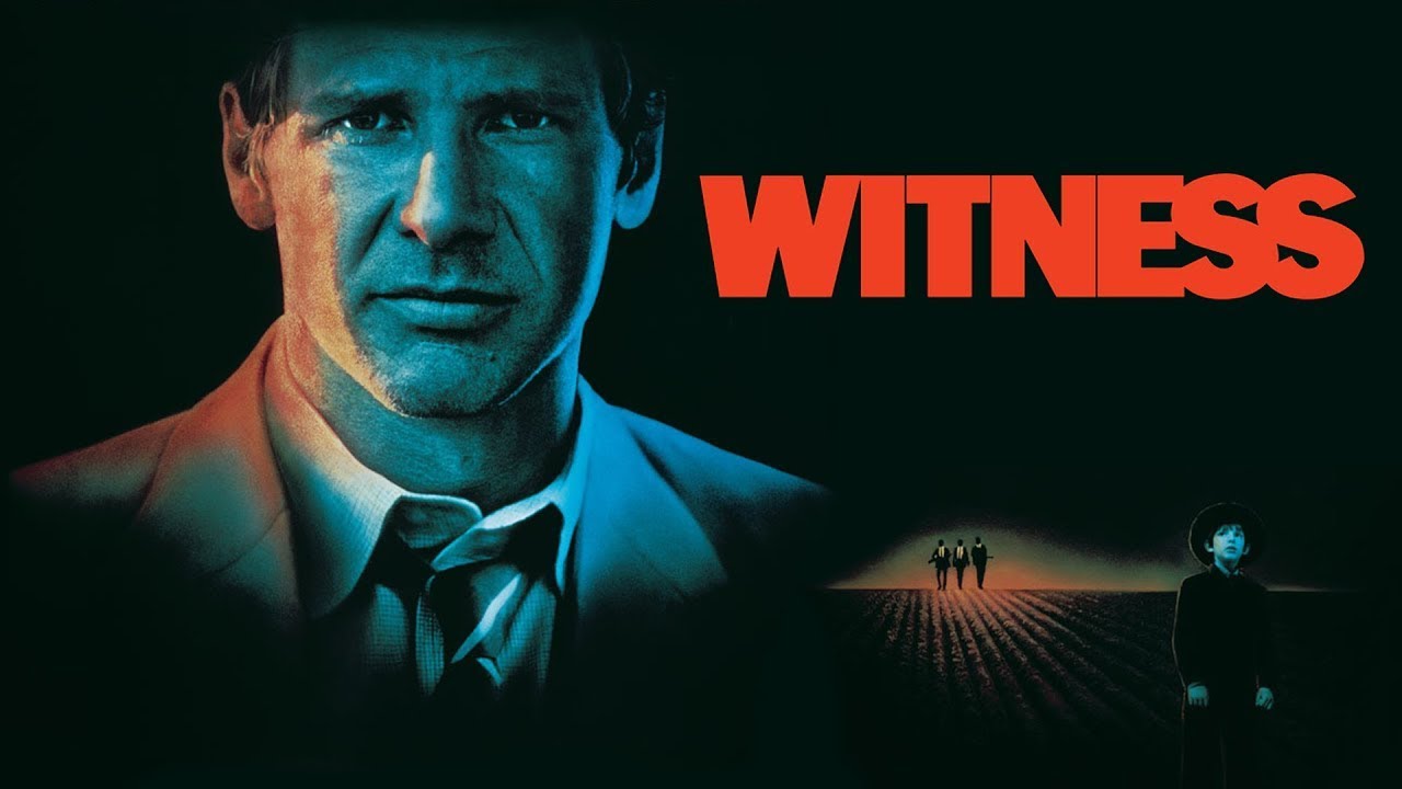 WITNESS Peter Weir, Harrison Ford, Kelly McGillis, Josef Sommer, Lukas ...