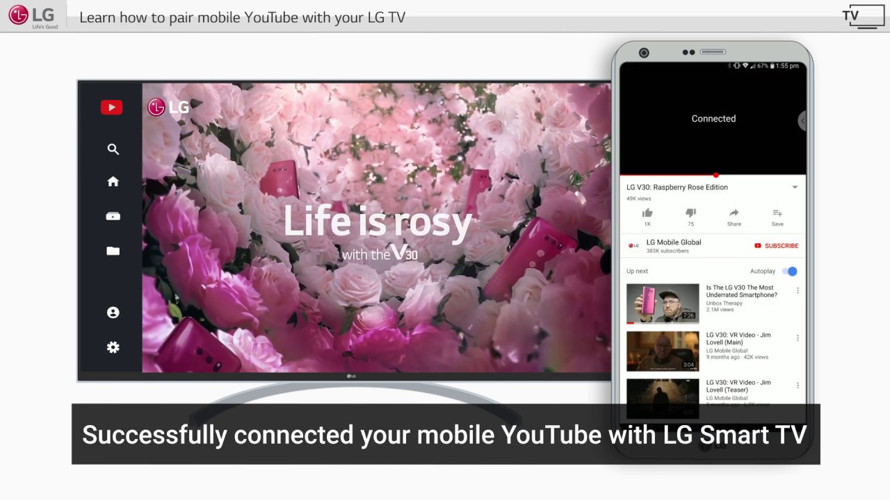 [LG WebOS TV] - Learn how to pair mobile YouTube with your LG Smart TVs ...
