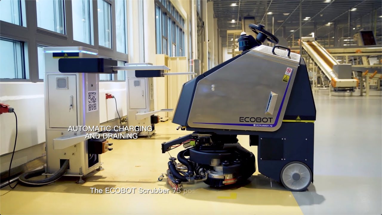 ECOBOT 75 in industrial environments - YouTube