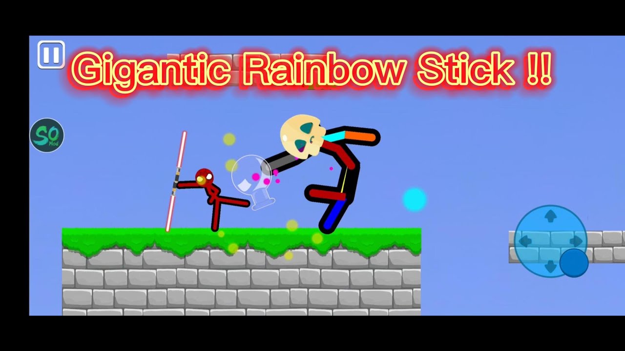 Stickman - Gigantic Rainbow Stick Fight - YouTube