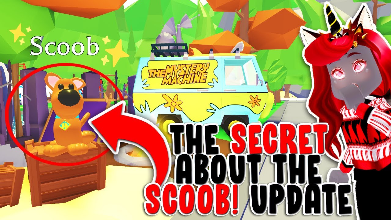 There's A SECRET You DIDN'T Know About The SCOOB! Update In Adopt Me ...