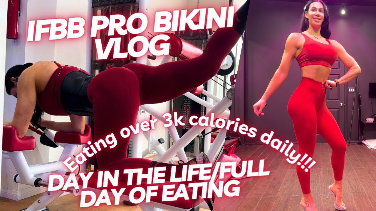 Eating Over 3k Calories a Day! IFBB Pro Full Day of Eating/Day in the ...