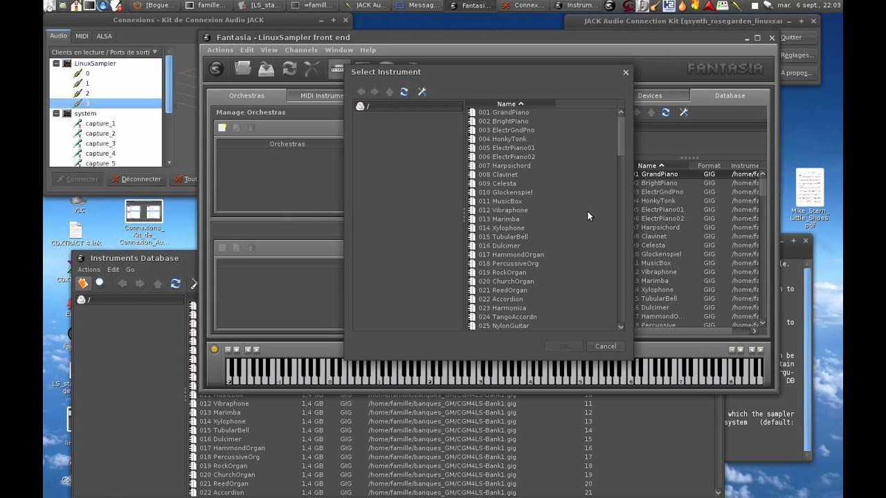 Utiliser Linuxsampler sur Linux Ubuntu - YouTube